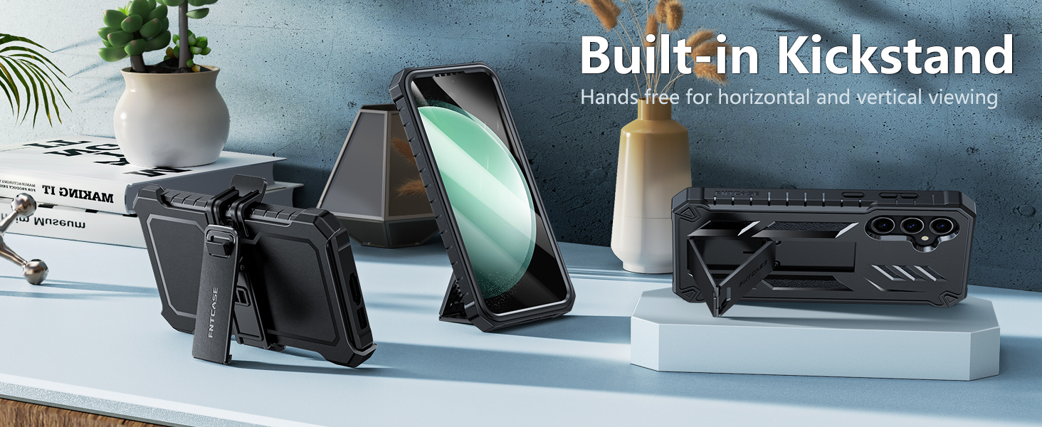 Amazon.com: FNTCASE for Samsung Galaxy S23-FE Case: S23fe 5G Phone Case Heavy Duty Drop ...