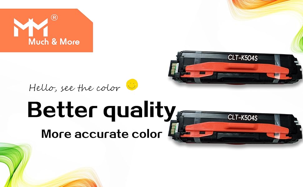 Amazon.com: MM MUCH & MORE Compatible Toner Cartridge Replacement for Samsung 504S CLT-504S ...