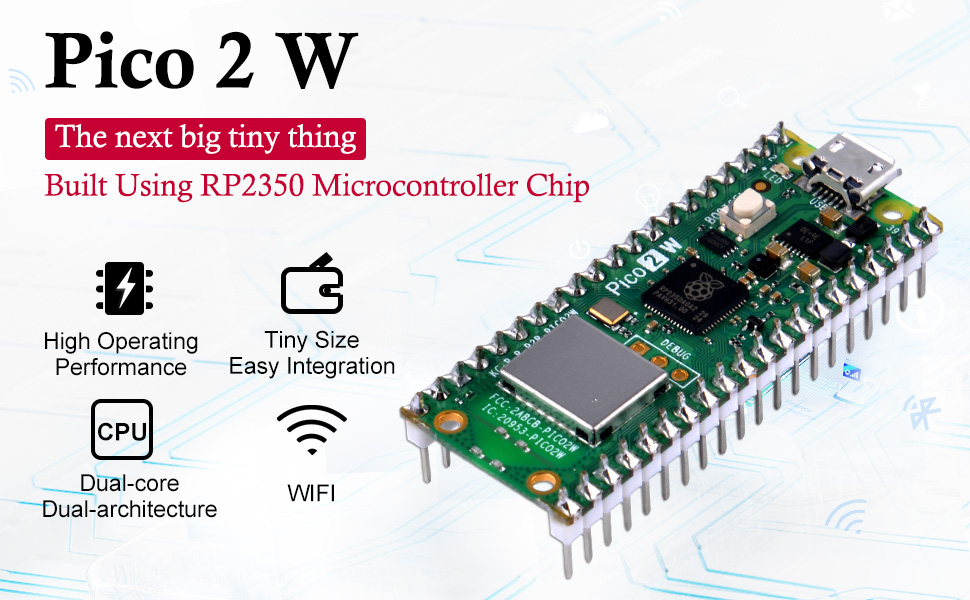 Amazon.com: GeeekPi Starter Kit for Raspberry Pi Pico 2 W (Included ...