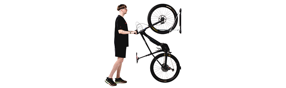 Steadyrack Bike Rack - eBike - Wall Mounted Bike Rack Storage Solution for your Home, Garage, or ...