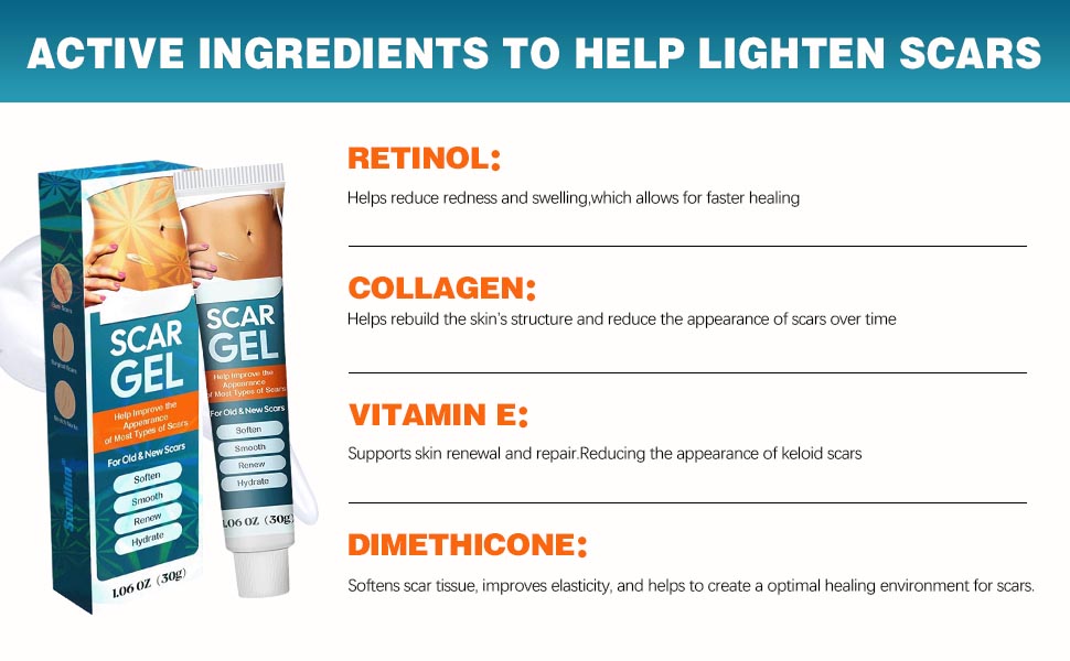 Amazon.com : Scar Removal Cream,Advance Scar Gel for Surgical Scars,Burns, Acene, C-Section ...
