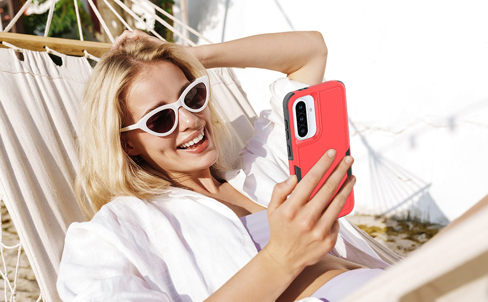 Amazon.com: MDCN Compatible with Samsung Galaxy A36 5G Case: Dual Layer Protective Heavy Duty ...