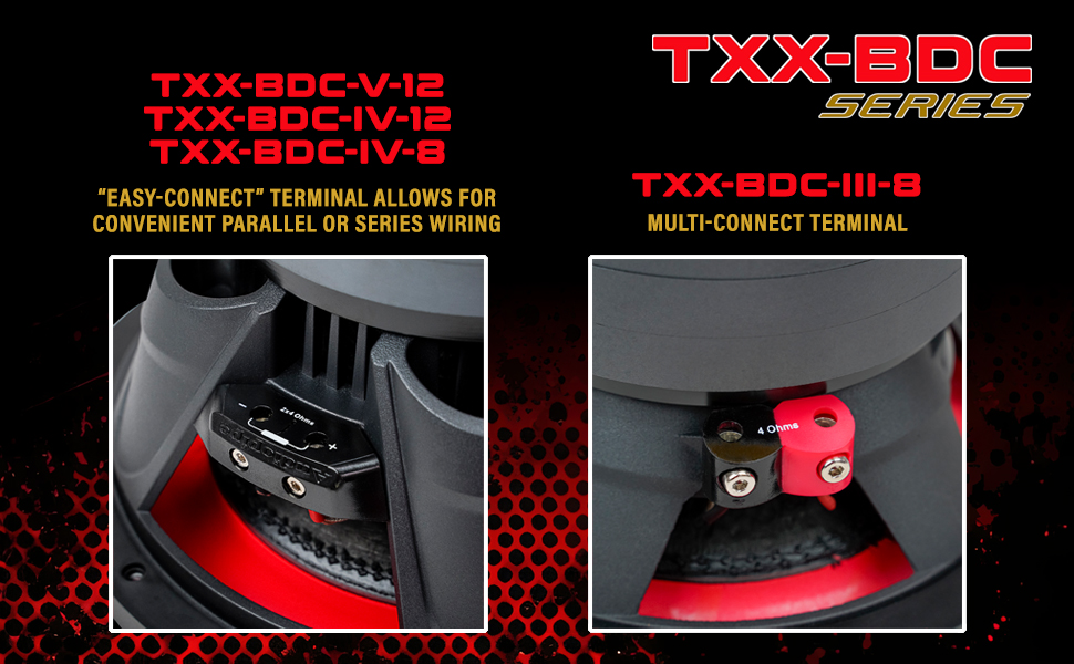 Amazon.com: Audiopipe 8" Quad Stack Composite Cone Subwoofer (TXX-BDC-IV-8), Superior ...