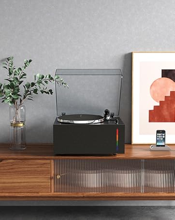 Amazon.com: Vinyl Record Player with Speaker Vintage Turntable for ...