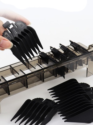 Amazon.com: Joyzan Clipper Guard Holder, Comb Storage Grid Organizer with 10 Slots Professional ...