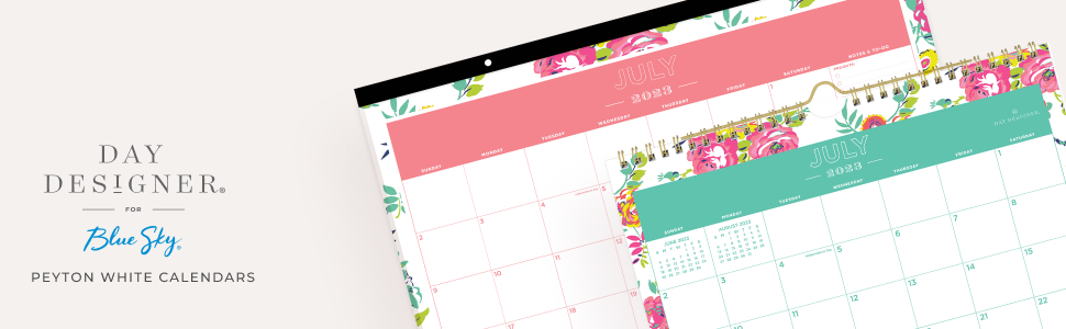 Amazon.com: Blue Sky Day Designer for 2023-2024 Academic Year Monthly ...