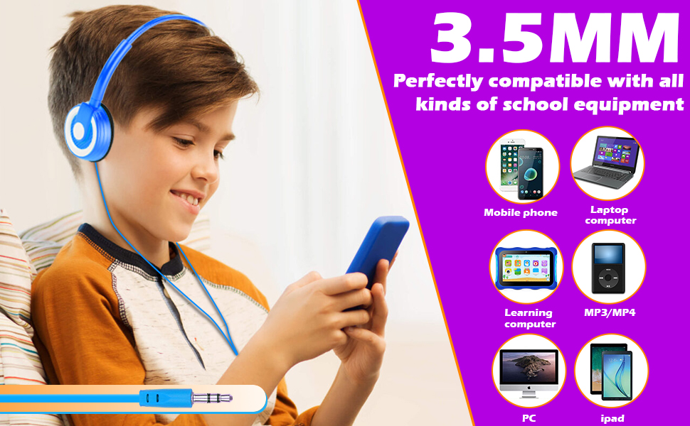 Amazon.com: CNSZSLZ 20 Pack Kids Headphones Bulk for Classroom School Students Wholesale Class ...