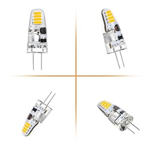 I-SHUNFA G4 LED Lampen Natürliches Weiß 4000K 12V 1.2W LED Birnen Ersatz 15w Halogen Glühbirne ...