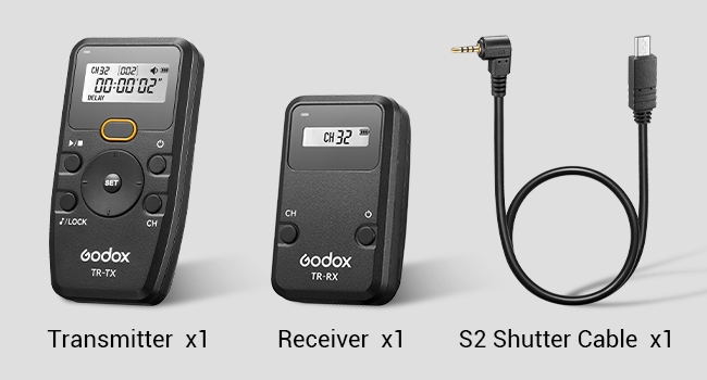 Amazon.com : Godox TR-S2 Remote Shutter Release for Sony, Wireless Shutter Release ...