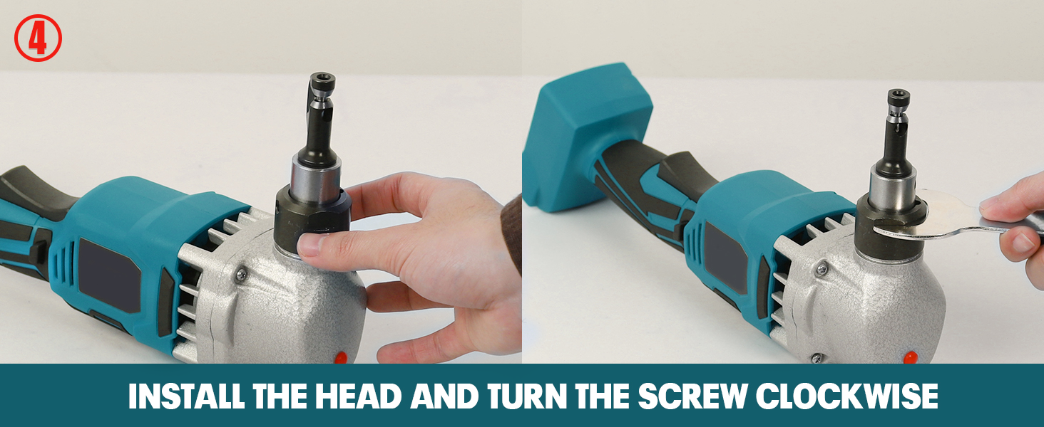 Cordless Nibbler Metal Cutter Compatible with Makita 18V Battery, 18 Gauge Brushless Electric ...