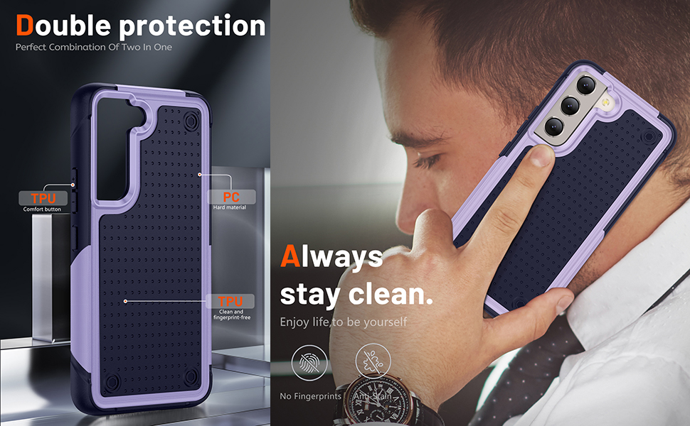 Amazon.com: TORRTOWAY Designed for Samsung Galaxy S21 FE Case 2 in 1 Gift Militay Grade Drop ...
