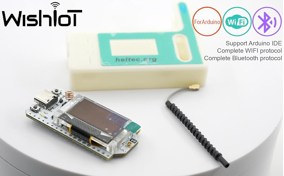 Amazon.com: 2 Sets Esp32 Lora V3 915mhz WiFi+BLE Development Board Kit ...