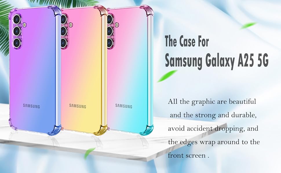 Amazon.com: Osophter for Samsung Galaxy A25 5G Case: Women Girls with Screen Protector ...