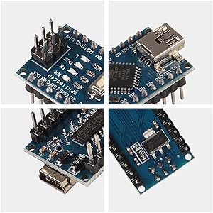 RoboElectrixx Nano V3 CH 340 with USB Cable soldered Board | Compatible ...