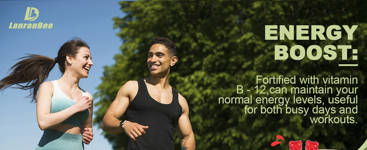 Amazon.com: LanranBee Apple Cider Vinegar Gummies 1000mg with Vitamins B12 Multivitamin ACV ...