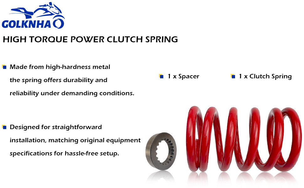 Amazon.com: GOLKNHA High Torque Driven Clutch Spring & Spacer Kit Golf ...