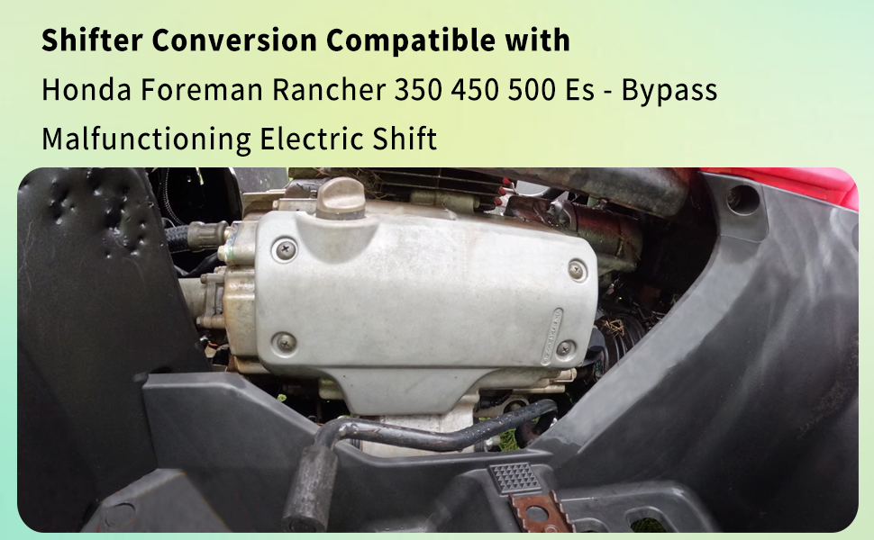 Amazon.com: Vanshly Shifter Conversion Compatible with Honda Foreman Rancher 350 450 500 ES ...