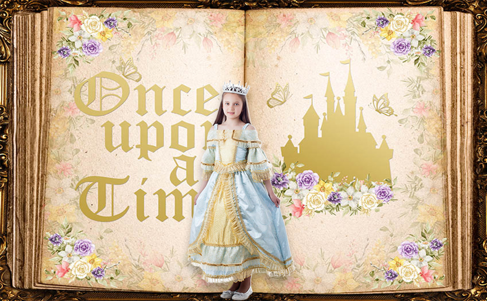 Amazon.com : AIBIIN 7x5ft Once Upon a Time Backdrop Fairy Tale Books ...