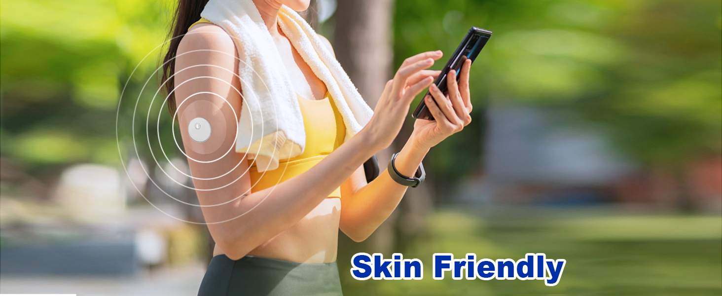 Honyou 40pack Adhesive Patches Freestyle Bandage Waterproof Libre 3 Sensor Covers