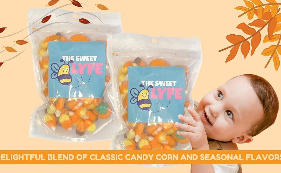 Amazon.com : Sweet Lyfe Freeze Dried Candy Corn 6.5 oz - Delectable ...