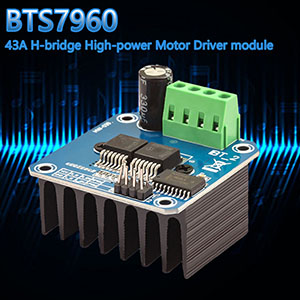 Amazon.com : 2pcs BTS7960 43A IBT-2 High Current Half-Bridge ...