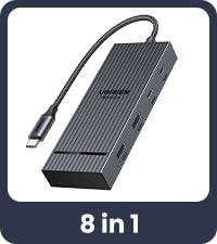 Amazon.com: UGREEN Revodok 1071 USB C Hub for Laptop 7 in 1 Dock 4K HDMI, 100W PD Charging, USB ...