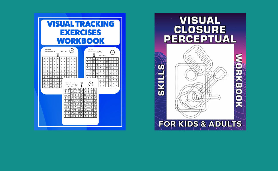 Visual Perception Exercises Workbook: Over 60 Fun Activities to Boost Focus, Tracing, Matching ...