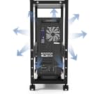 Amazon.co.jp: DEWEL pcワゴン パソコンワゴン プリンター台 昇降式 高さ調節 キャスター付き 幅60×奥行き30× 高さ74-95cm パソコンラック サイドデスク ...