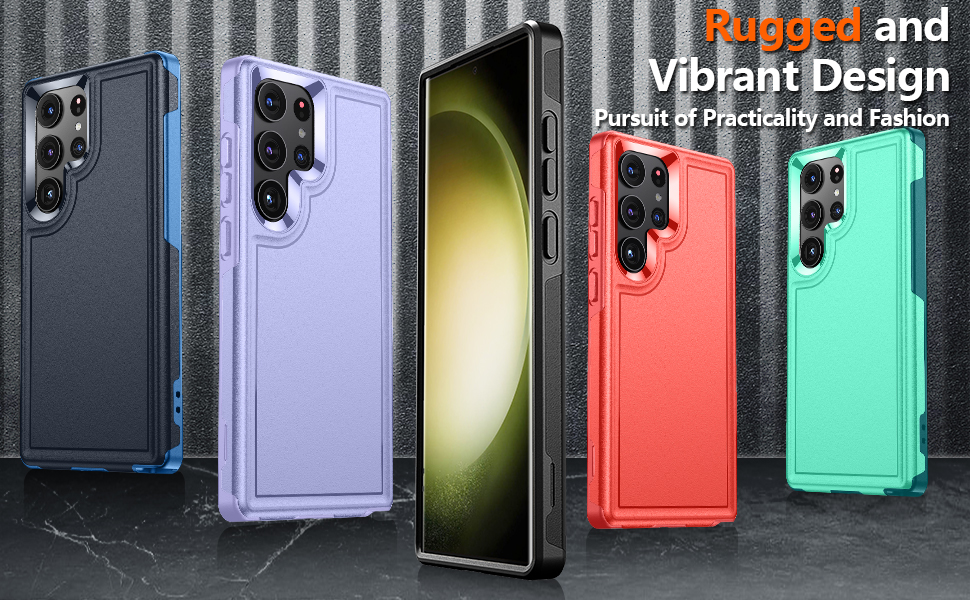 Amazon.com: Red2Fire for Samsung Galaxy S23 Ultra Case, [Military Grade Shockproof] with 2Pack ...