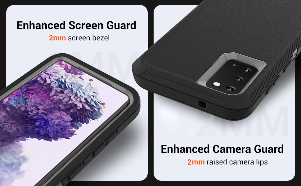 Amazon.com: Guirble for Samsung Galaxy S20 Case,Shockproof Dropproof Galaxy S20 Case,Heavy Duty ...