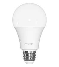 ORALUCE A15 LED Bulb 5 Watts Cool White 6500K,40W Equivalent Table Lamp Bulb, E26 Standard Screw ...