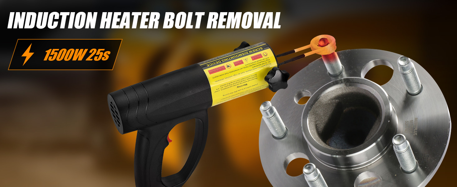 Induction Heater Bolt Removal,1500w Heat Induction Tool,20s Heated Induction Bolt Heater，Hand ...