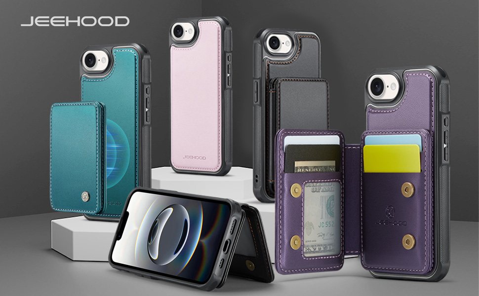 Amazon.com: Hongxinyu Wallet Case for iPhone 16e Compatible with MagSafe for Men Women ...