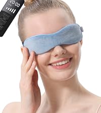Amazon.com: Aroma Season Heated Eye Mask, Cordless and Washable Warm Eye Compress for Dry Eyes ...