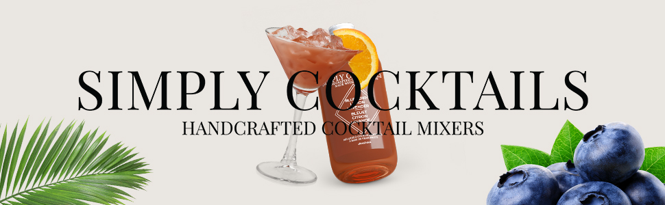 Amazon.com : Simply Cocktails Blueberry Lemon Lavender Cocktail Mixer. Perfect for Craft ...