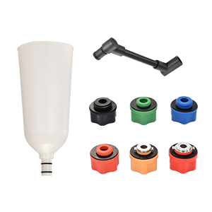 Amazon.com: Oil Fill Funnel Kit, Engine Oil Funnel Adaptor Filling Set with Swivel Offset ...