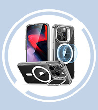 Amazon.com: ESR for iPhone 15 Pro Case, Compatible with MagSafe, Set with 2 Screen Protectors ...