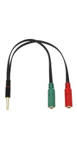 Amazon.co.jp: アイネックス(AINEX) ヘッドフォン+マイクプラグ - 4極ミニジャック分岐ケーブル 20cm AVC-07A : 産業・研究開発用品