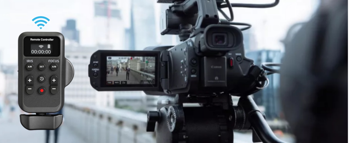 Amazon.com: Wireless LANC Controller Camcorder Remote Control for Canon G70 XA11 XA50 XA55 XF405 ...