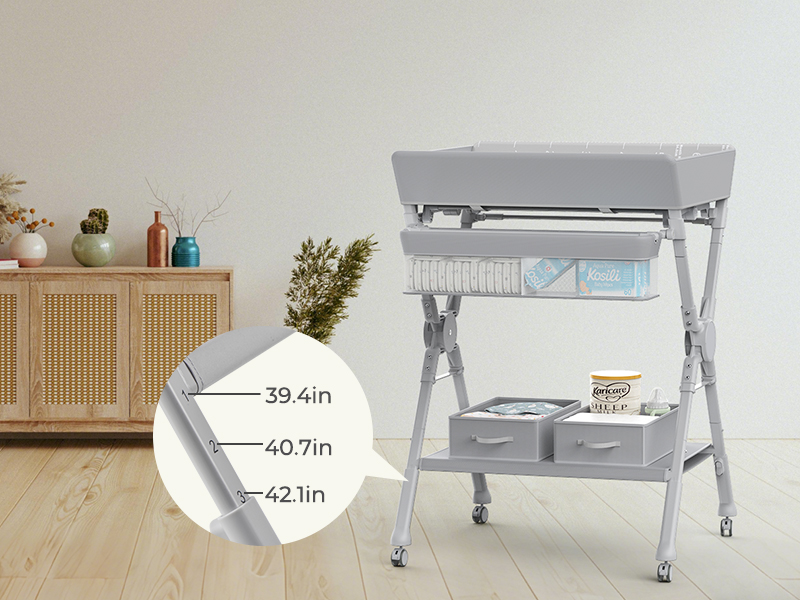 Amazon.com : Baby Changing Table, Folding Changing Table with Heating ...