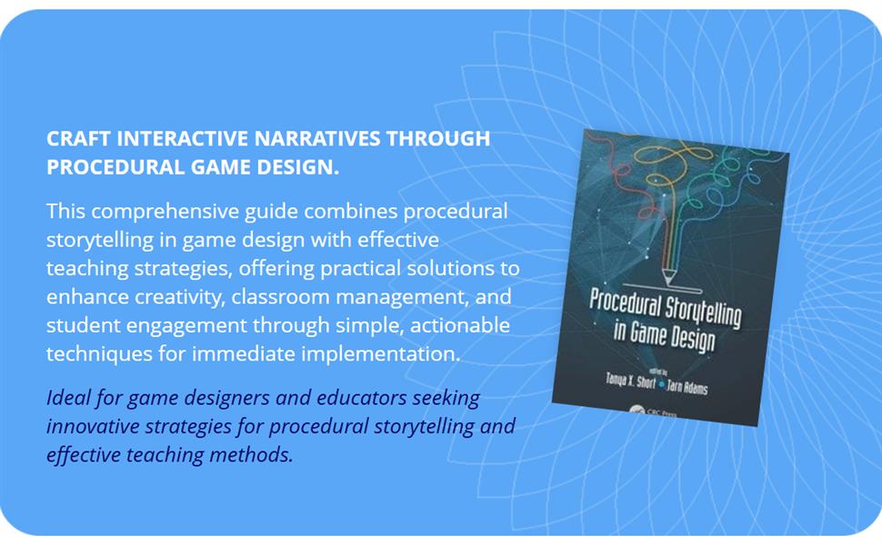 Amazon.com: Procedural Storytelling in Game Design: 9781138595309: Short, Tanya X., Adams, Tarn ...