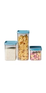 Mepal Food Storage Containers 3-Piece Set - Storage Boxes with Lids ...