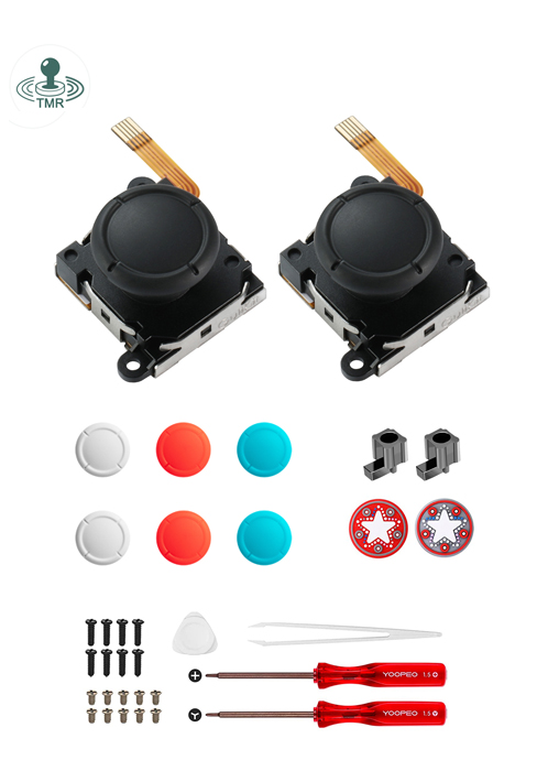 Amazon.com: AKNES Gulikit Switch Joycon Replacement, [No Drifting] Left/Right Hall Effect ...