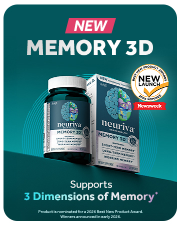 Amazon.com: NEURIVA Memory 3D Brain Supplement - Decaffeinated Nootropic Capsules for Memory ...