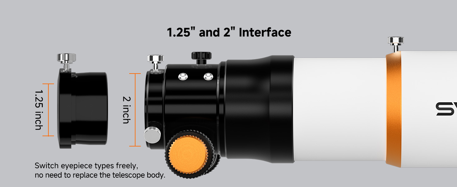 Amazon.com : SVBONY SV503 Refractor Telescope with Built-in Field Flattener, 70mm F6.78 Extra ...