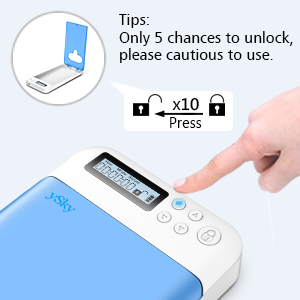 Amazon.com: ySky Cell Phone Lock Box with Timer,Portable Timed Phone Lock Box for iPhone and ...