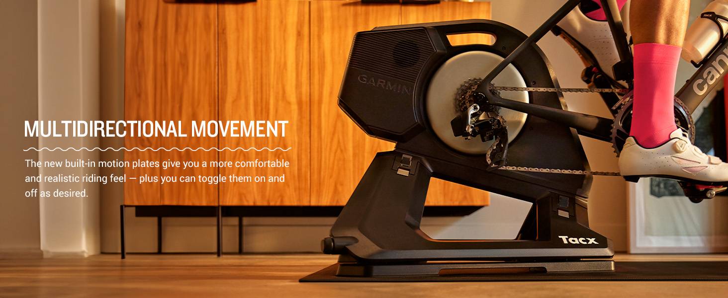 Amazon.com: Garmin TacX NEO 3M Smart Trainer, Multidirectional Movement, Realistic Ride Fee ...