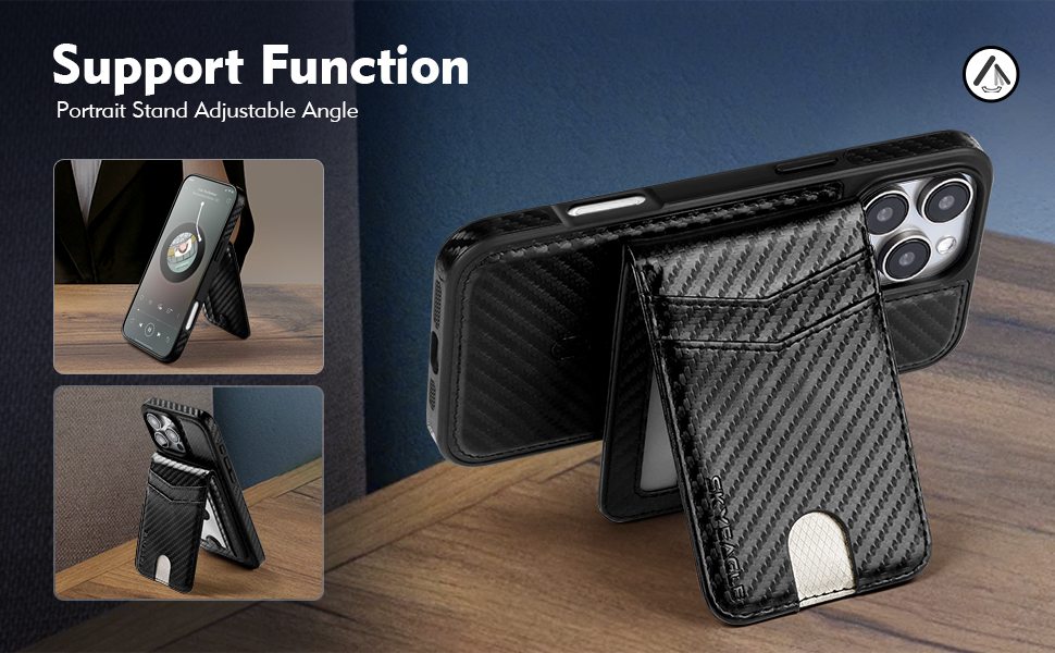 Amazon.com: SkyEagle Compatible with Magsafe 2 in 1 Detachable iPhone 16 Pro Wallet Case with ...