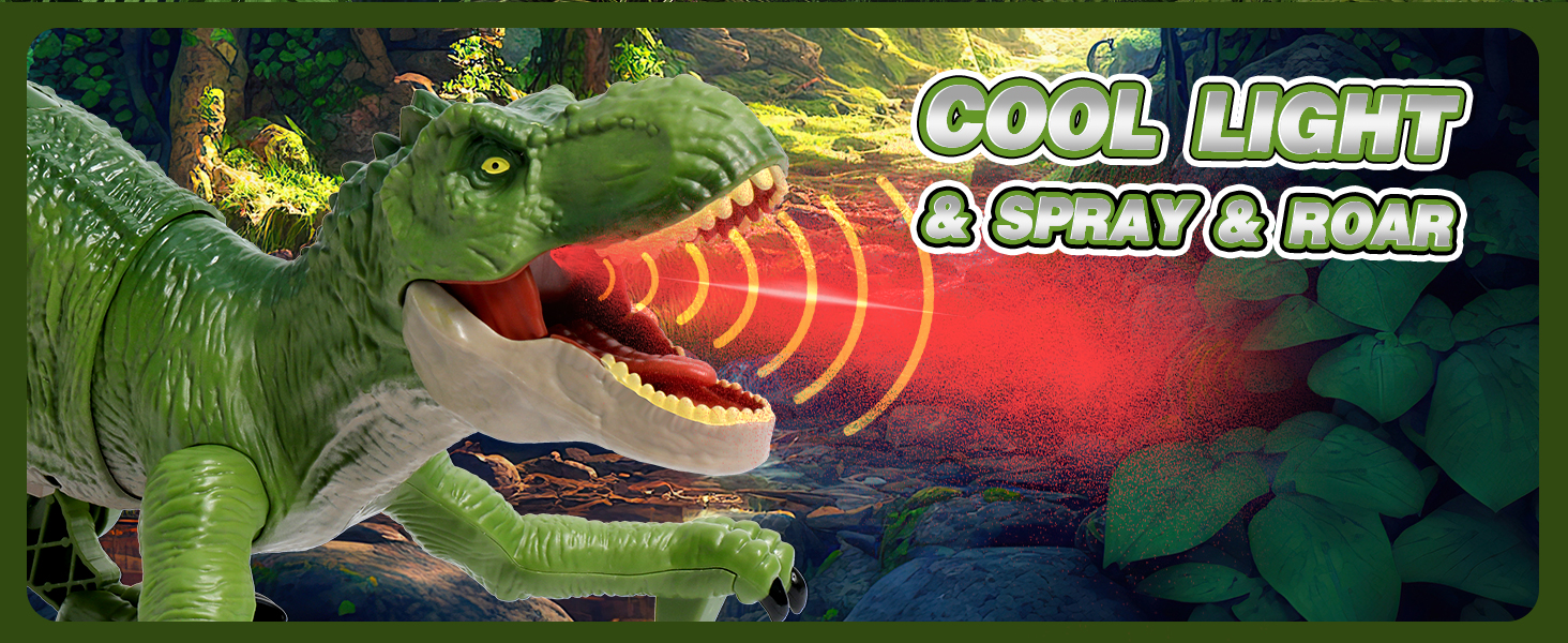 Sunrad Remote Control Dinosaur Toys for Kids 3-5 4-7 8-12 Year Old, Electronic RC Robot Dinosaur ...