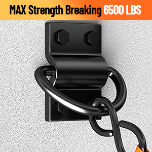 Amazon.com: KAIZONPOT 6PCS Tie Down Anchors, D Rings Tie Down Anchors 6500LB Breaking Strength ...